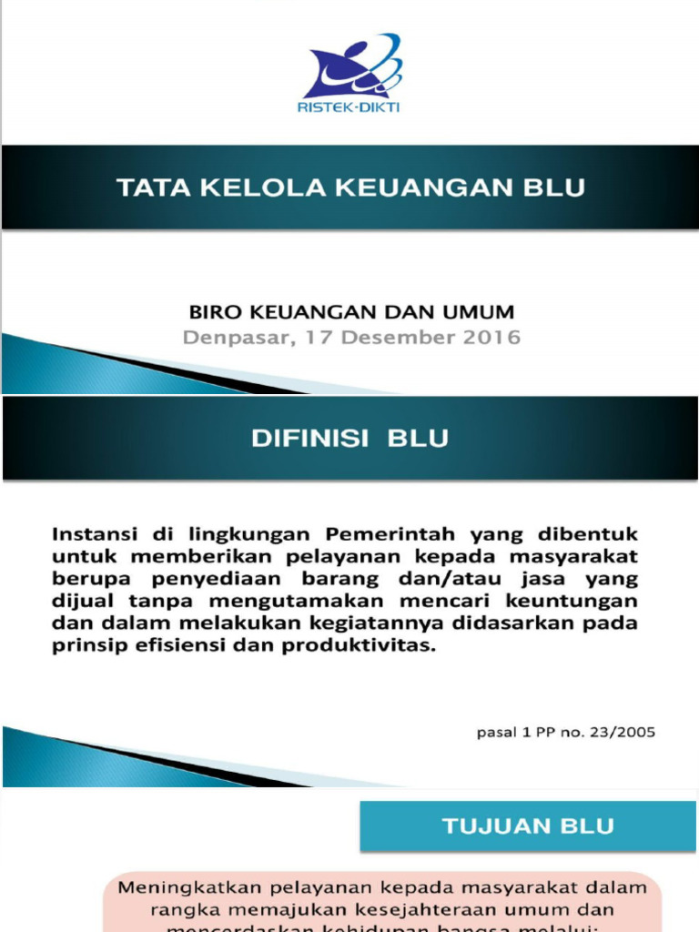 Tata Kelola BLU | PDF