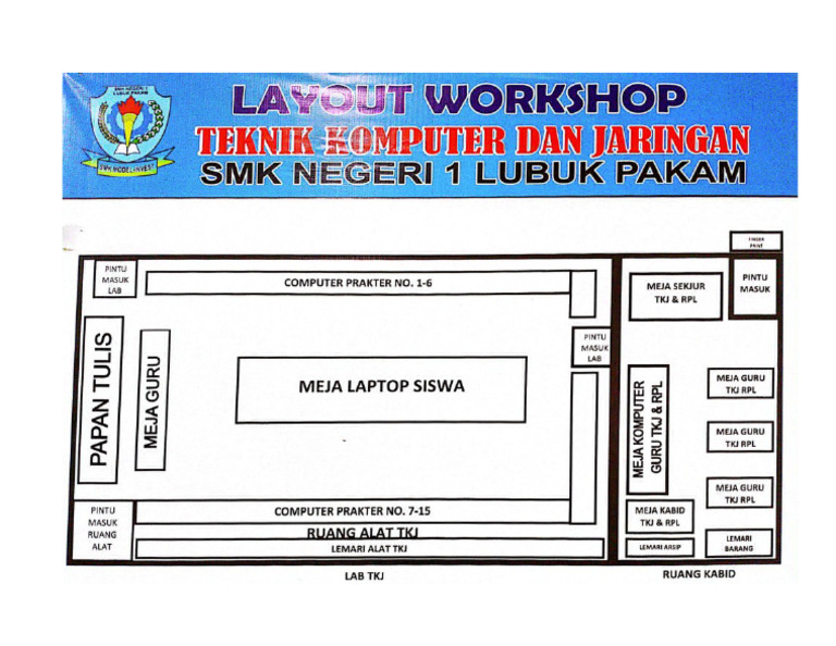 Lay Out Workshop TKJ | PDF