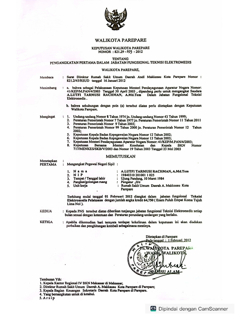 SK Jafung Lutfi | PDF