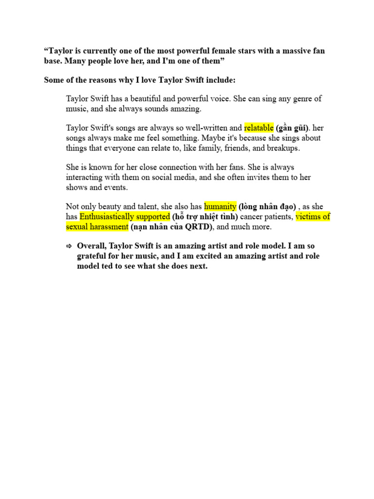 Taylor Swift | PDF