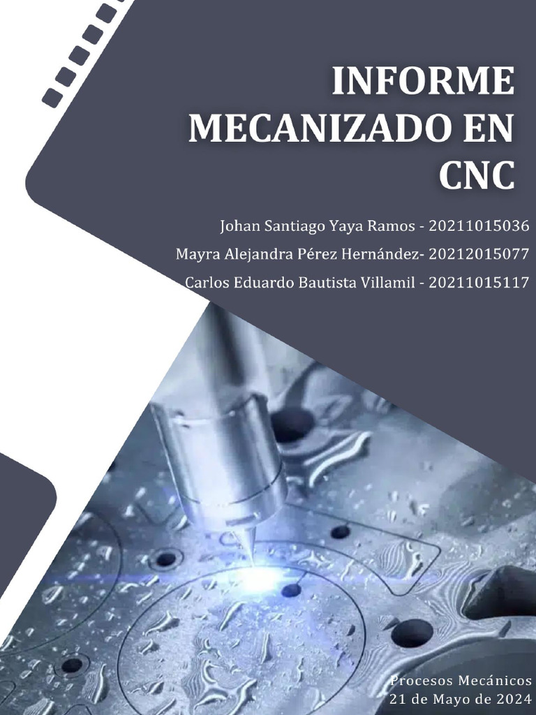 cnc final | Descargar gratis PDF | Control numerico | Mecanizado