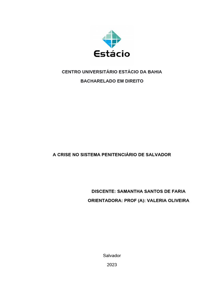 Desenvolvimento TCC Samantha | PDF | Crimes | Crime e Violência