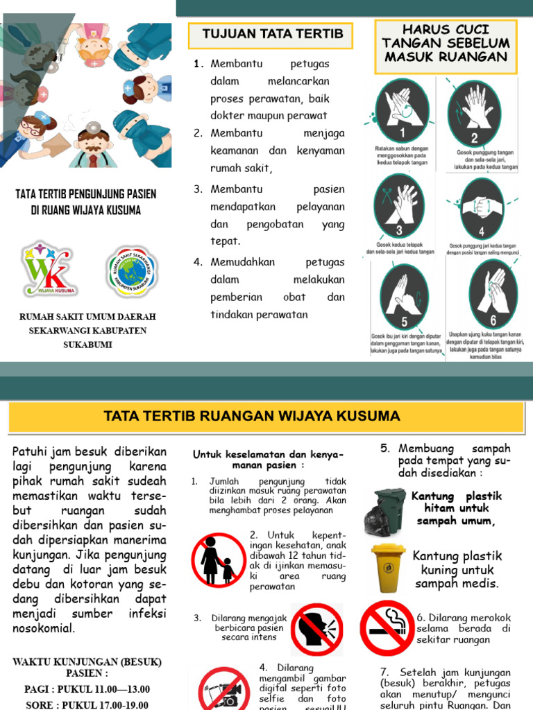 Leaflet Tata Tertib Ruangan - Wijaya Kusuma | PDF