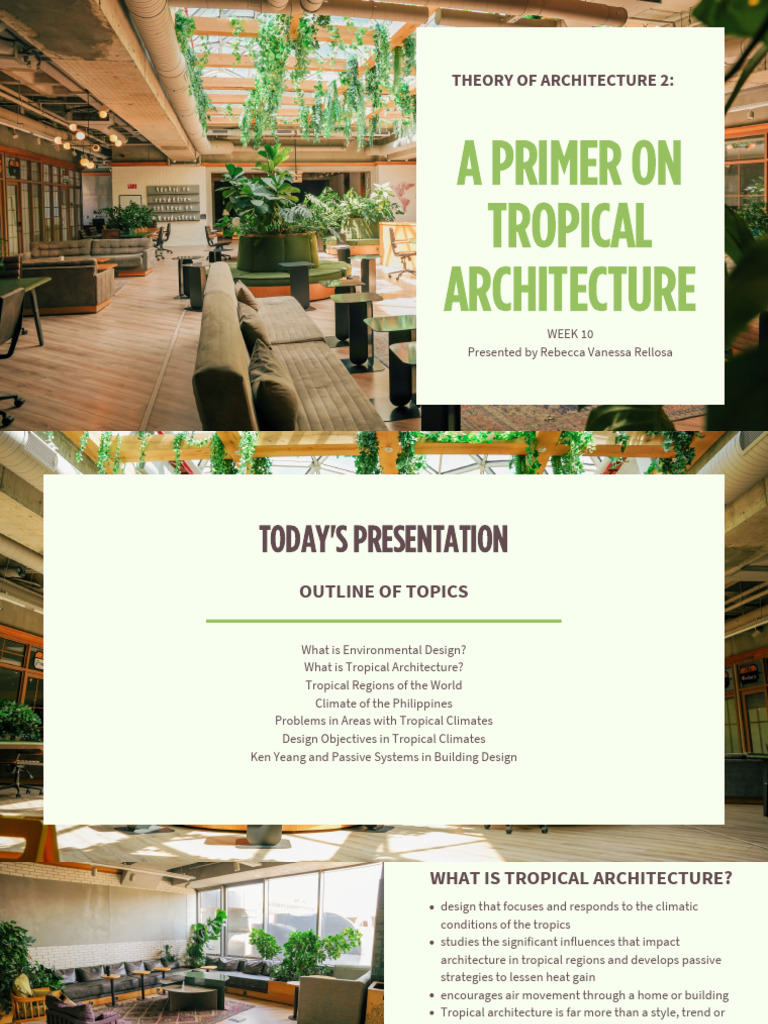 Rellosa - TOA2 Tropical Architecture | PDF | Tropical Cyclones ...