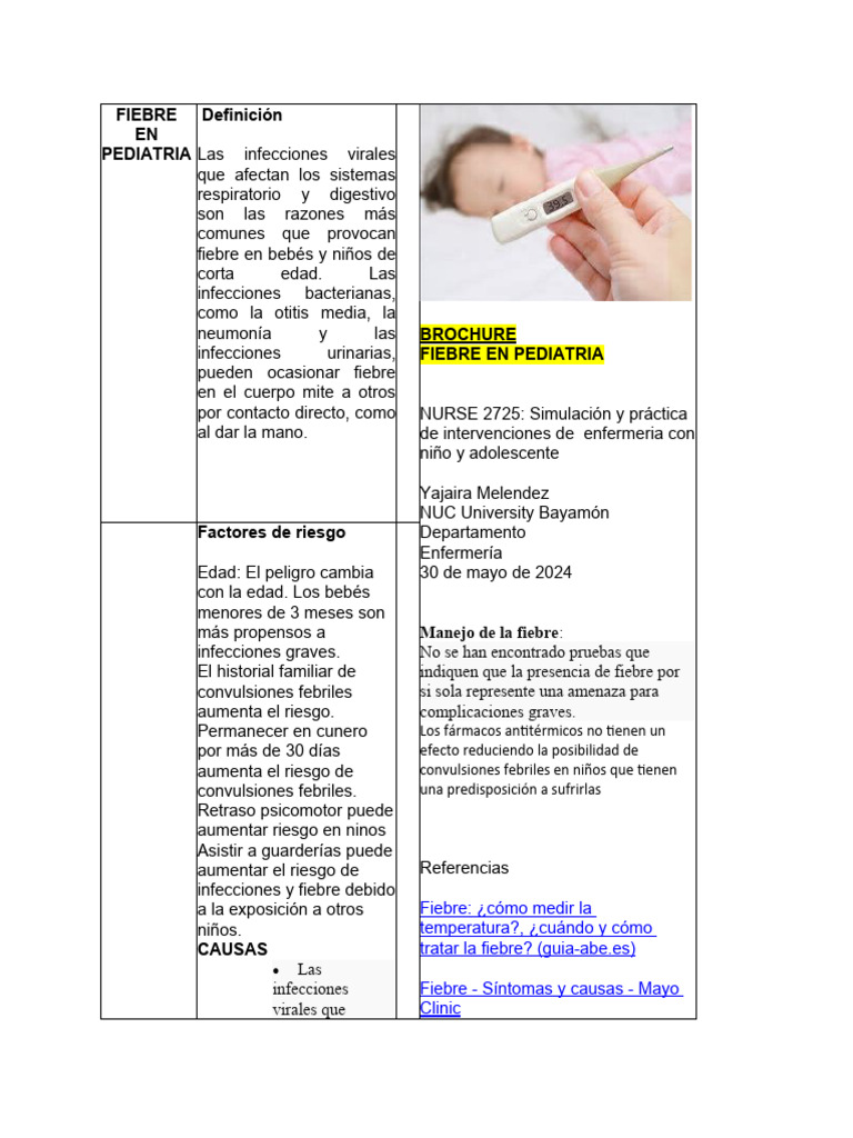 FIEBRE | PDF | Fiebre | Neumonía