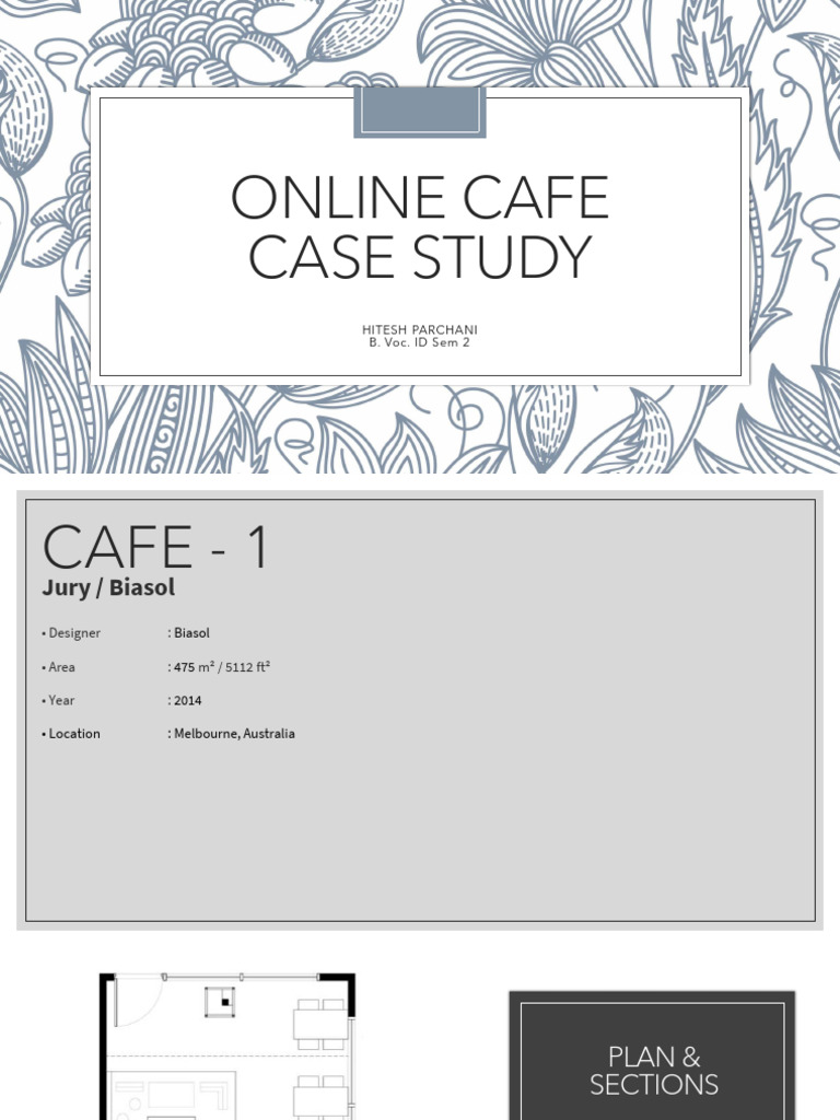 Online Cafe Design Case Study | PDF | Cooking, Food & Wine