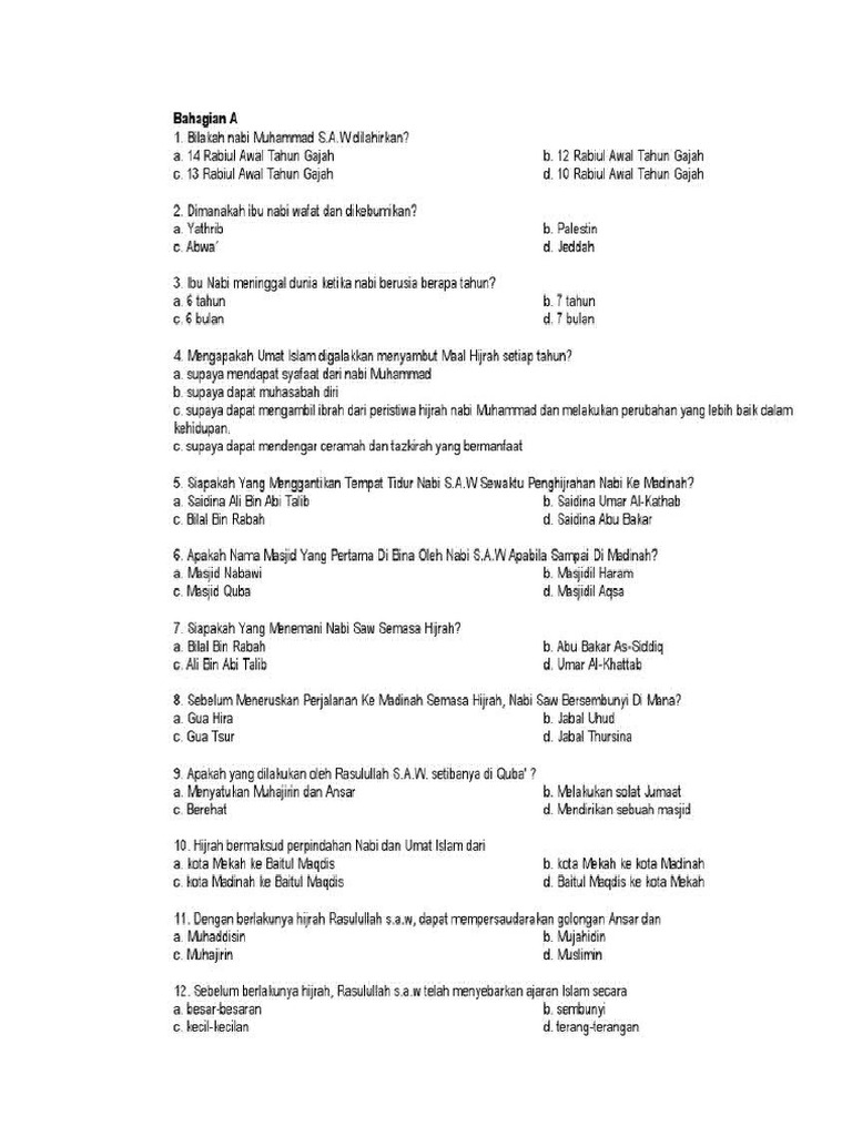 Soalan Kuiz 1 | PDF