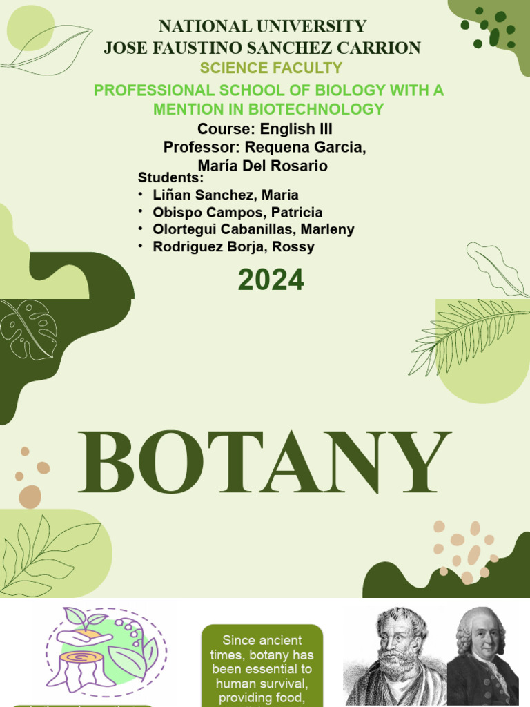 Botany Expo. | PDF | Botany | Taxonomy (Biology)