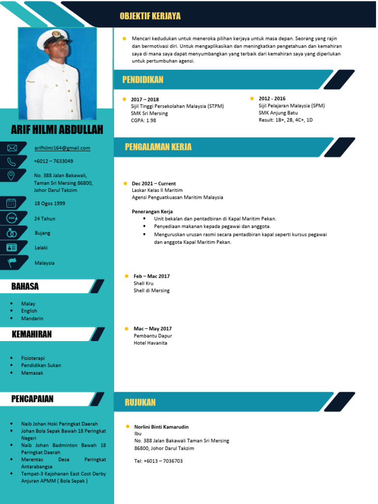 Resume Arif Hilmi | PDF
