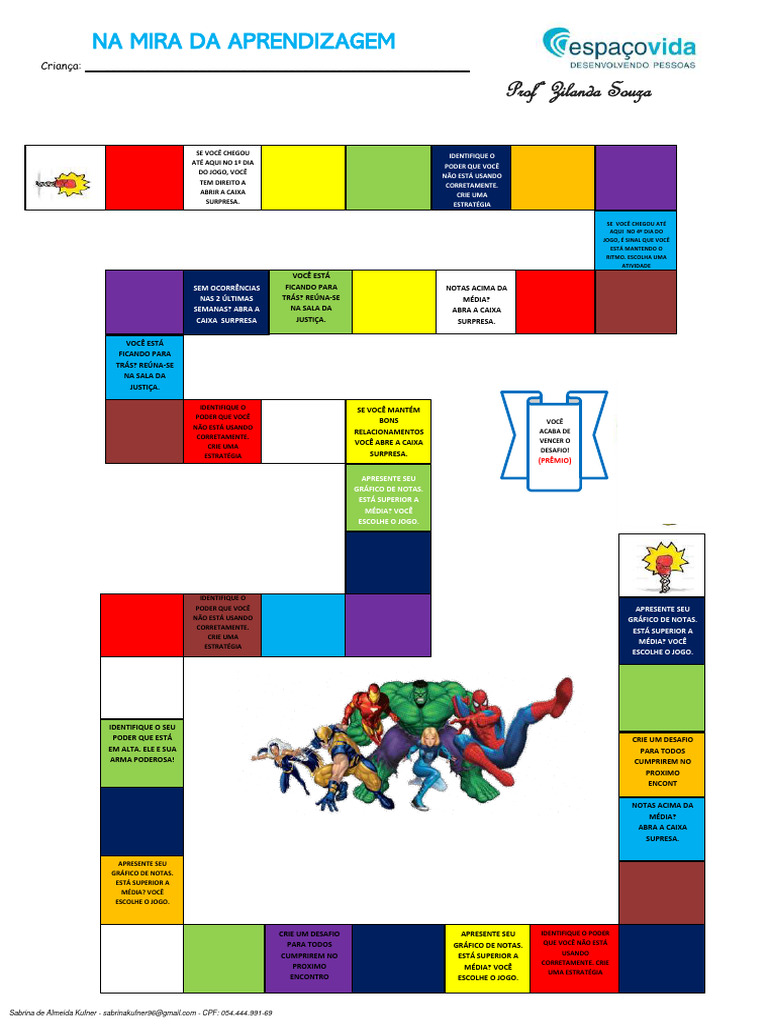 Tabuleiro Sistema de Recompensa | PDF