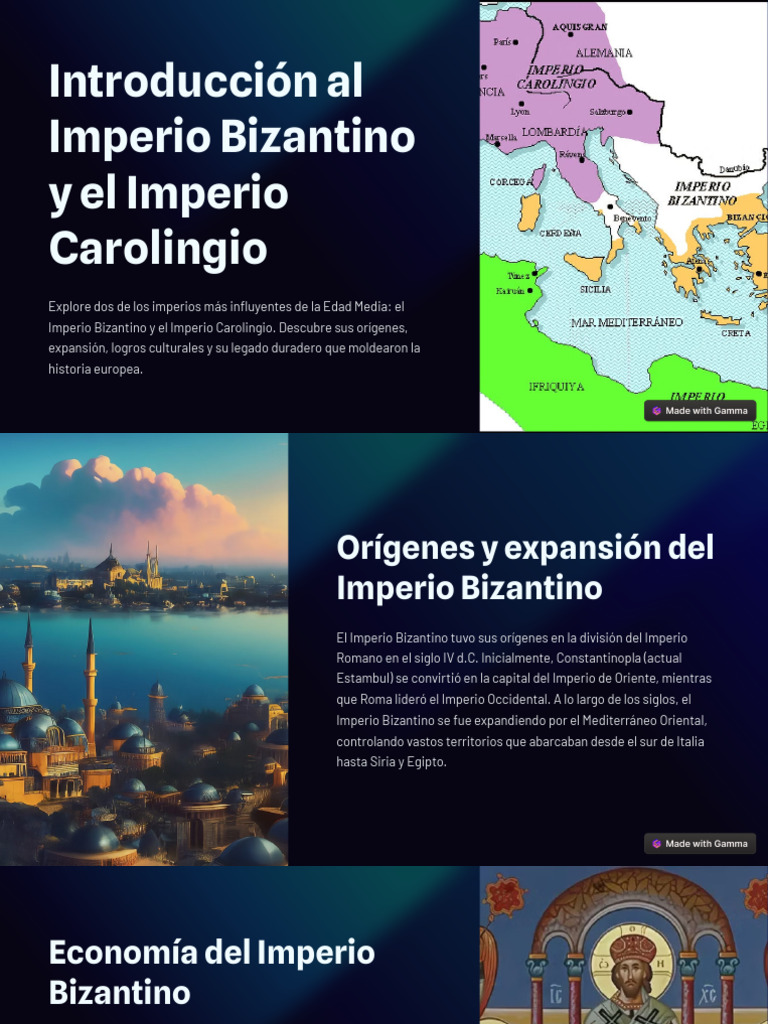 Introduccion Al Imperio Bizantino y El Imperio Carolingio | PDF ...