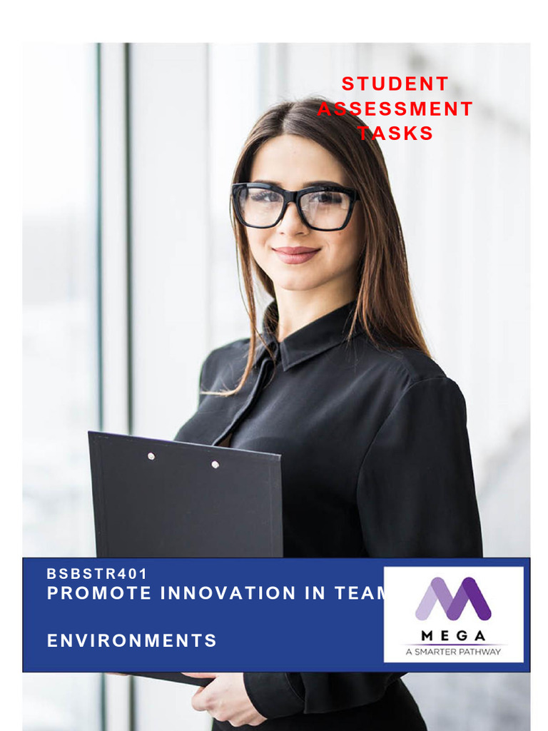 BSBSTR401 Student Assessment Tasks.v1.0 | PDF | Communication | Innovation