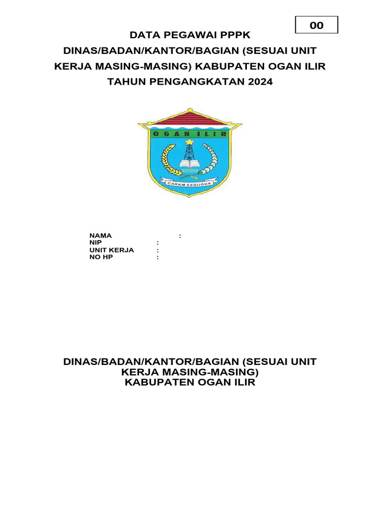 Format Data Pengajuan Gaji (PPPK) | PDF
