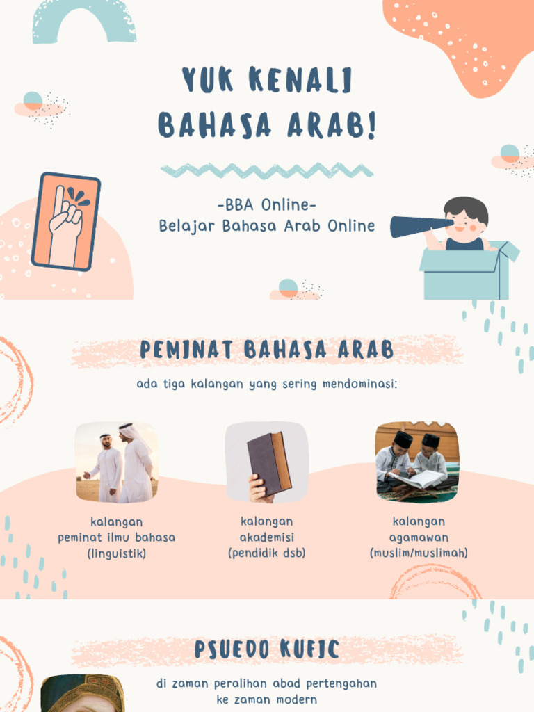 Belajar Bahasa Arab: Fusha dan 'Amiyah | PDF | Seni & Disiplin Bahasa | Agama & Spiritualitas