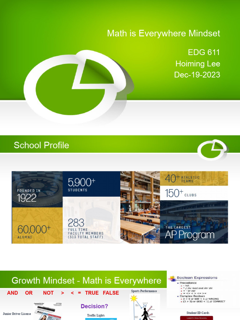 Math is Everywhere Presentation | PDF