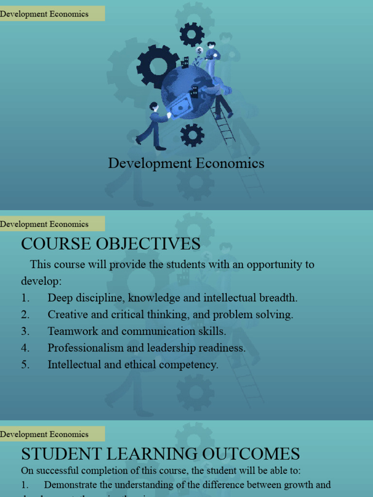 Development Economics | PDF | Economic Growth | Economics
