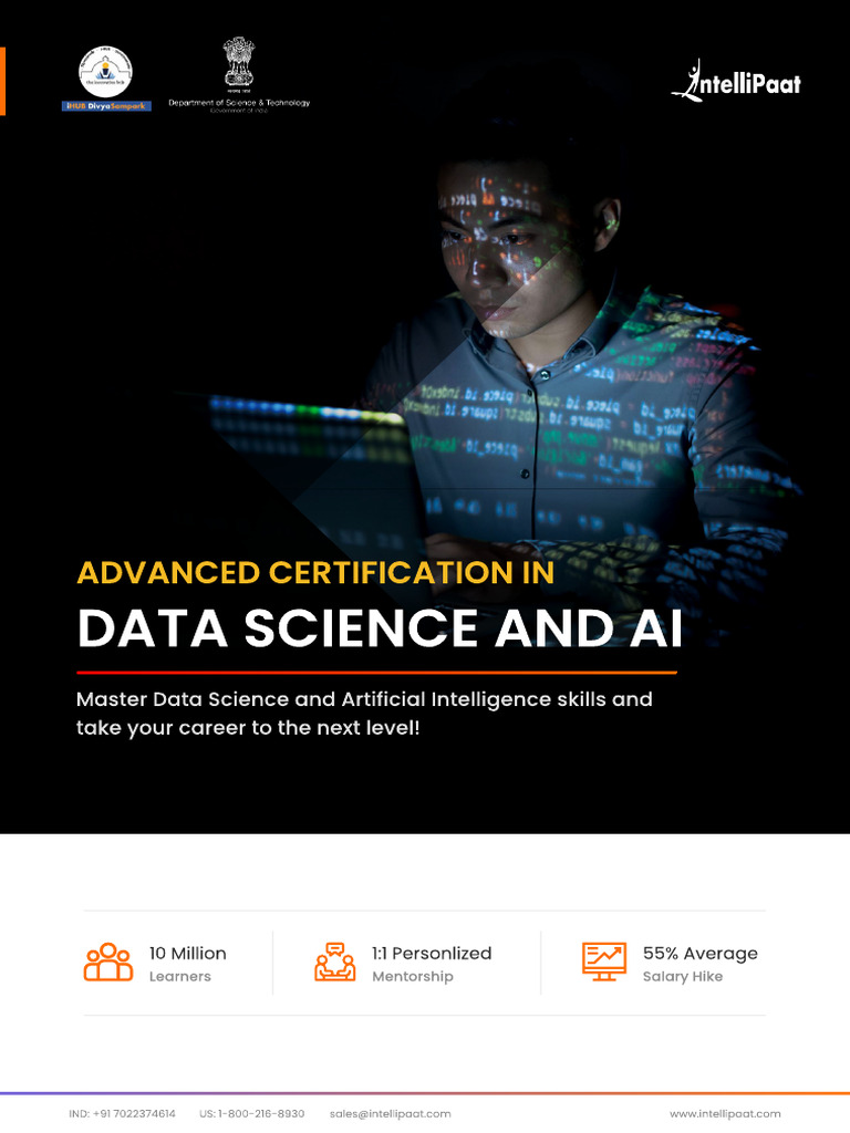 IIT Roorkee AI & Data Science Certification | PDF | Machine Learning | Artificial Intelligence