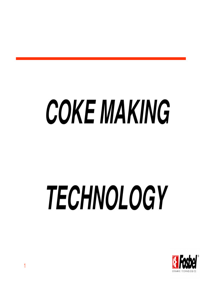Cokemaking Technology | PDF | Coke (Fuel) | Blast Furnace