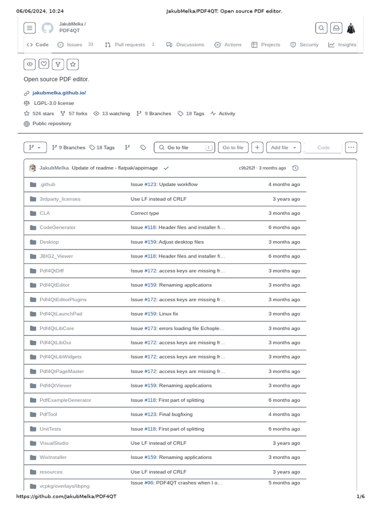 JakubMelka - PDF4QT - Open Source PDF Editor | PDF | Linux | Software