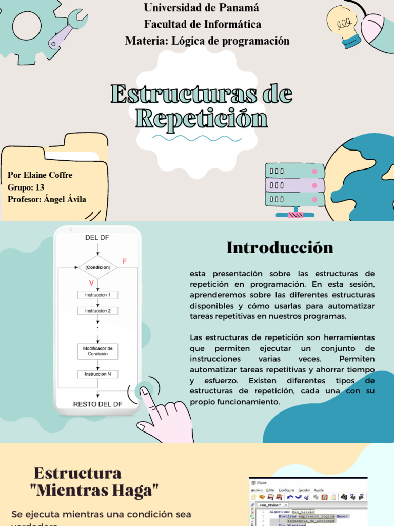 Estructura de Repetición - Elaine Coffre | PDF | Python (lenguaje de ...