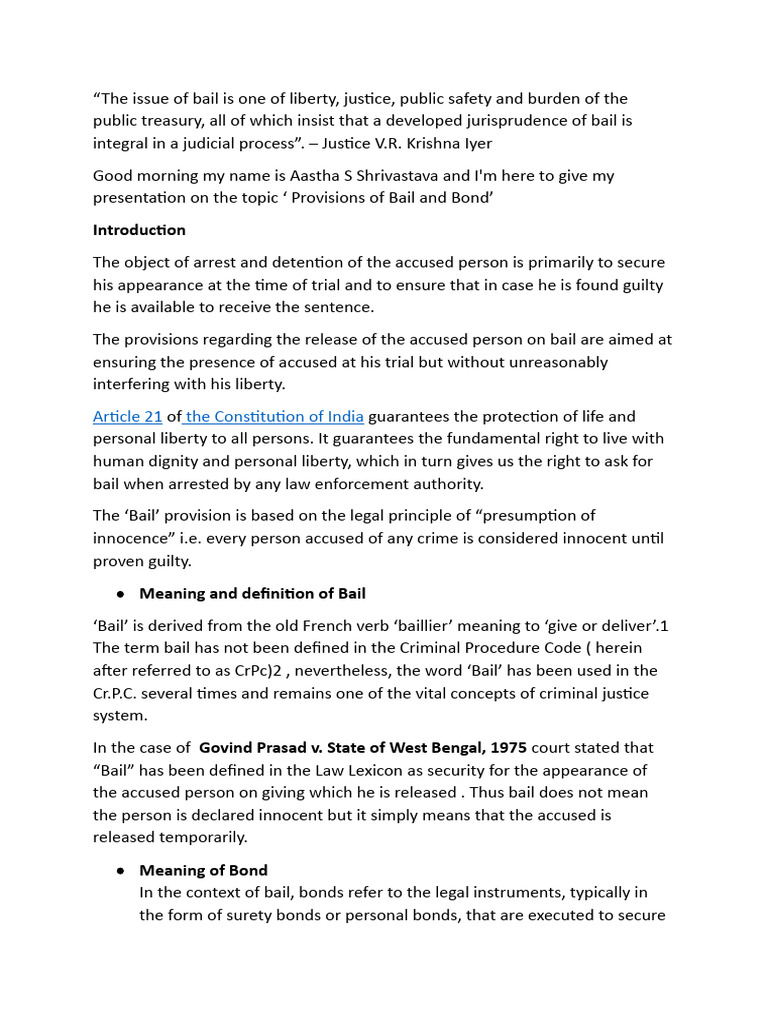 crpc presentation | Download Free PDF | Bail | Arrest