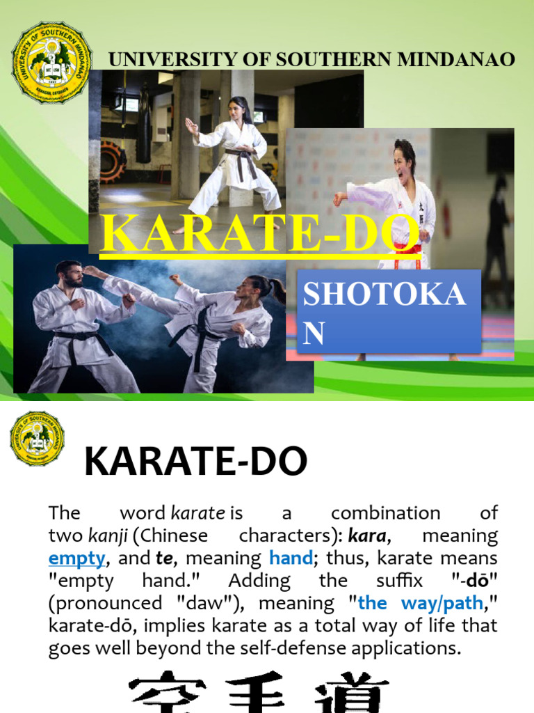 Karate Do | PDF | Karate | Shotokan