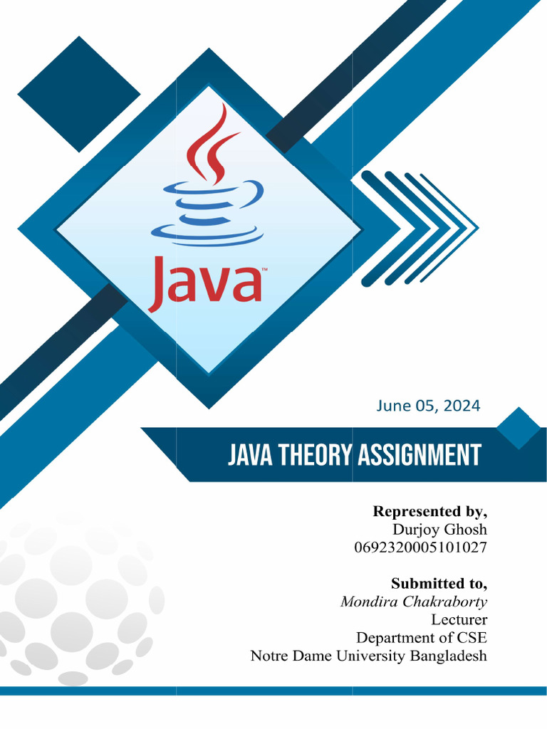 OOP - TheoryAssignment Final | PDF OOP - TheoryAssignment Final | PDF