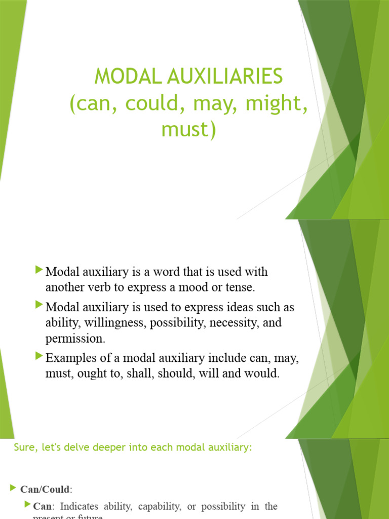 Modal Auxiliaries | PDF | Semantics | Morphology