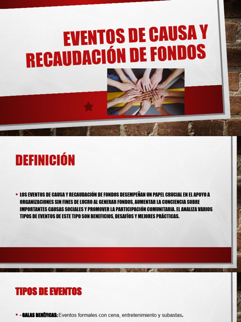 Eventos de Causa y Recaudación de Fondos CINDY FINAL | PDF ...