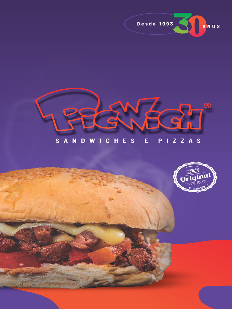 Cardapio Pizzas e Lanches Picwich 2023 | PDF