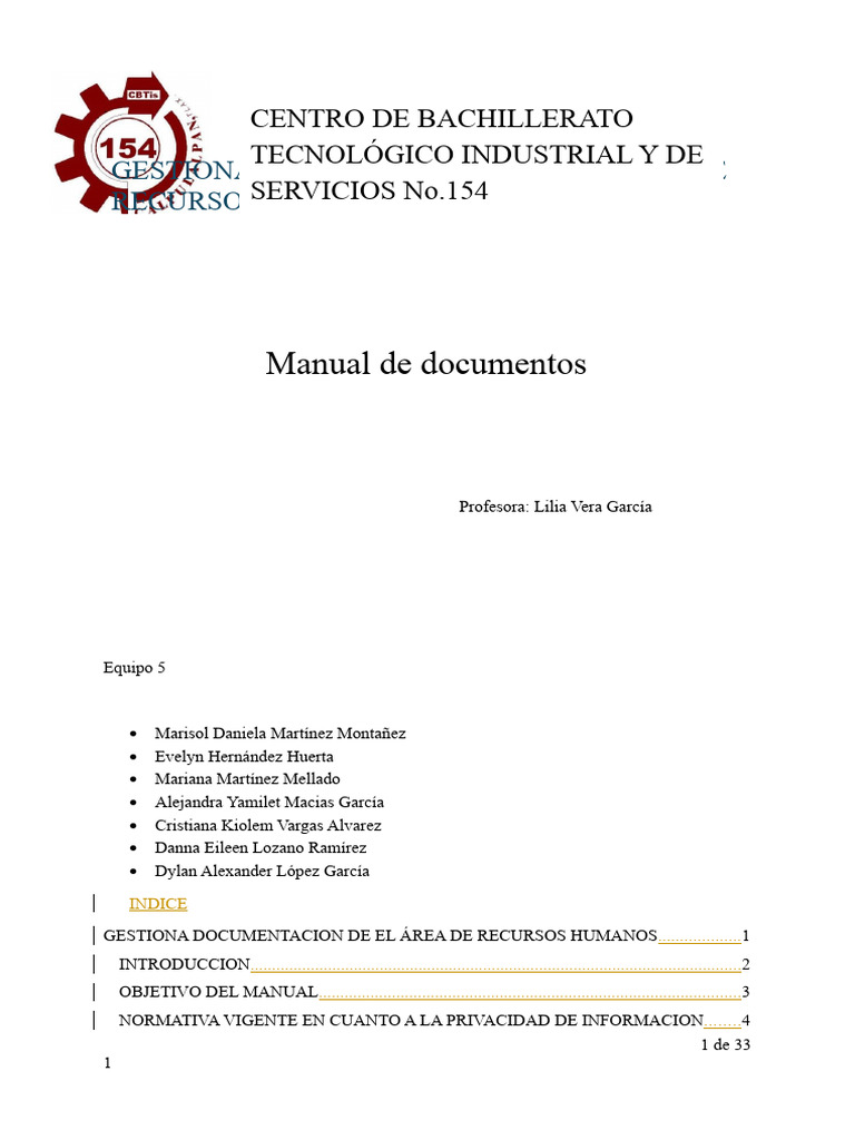 Manual de Documentos No1 | Descargar gratis PDF | Gestión de recursos ...
