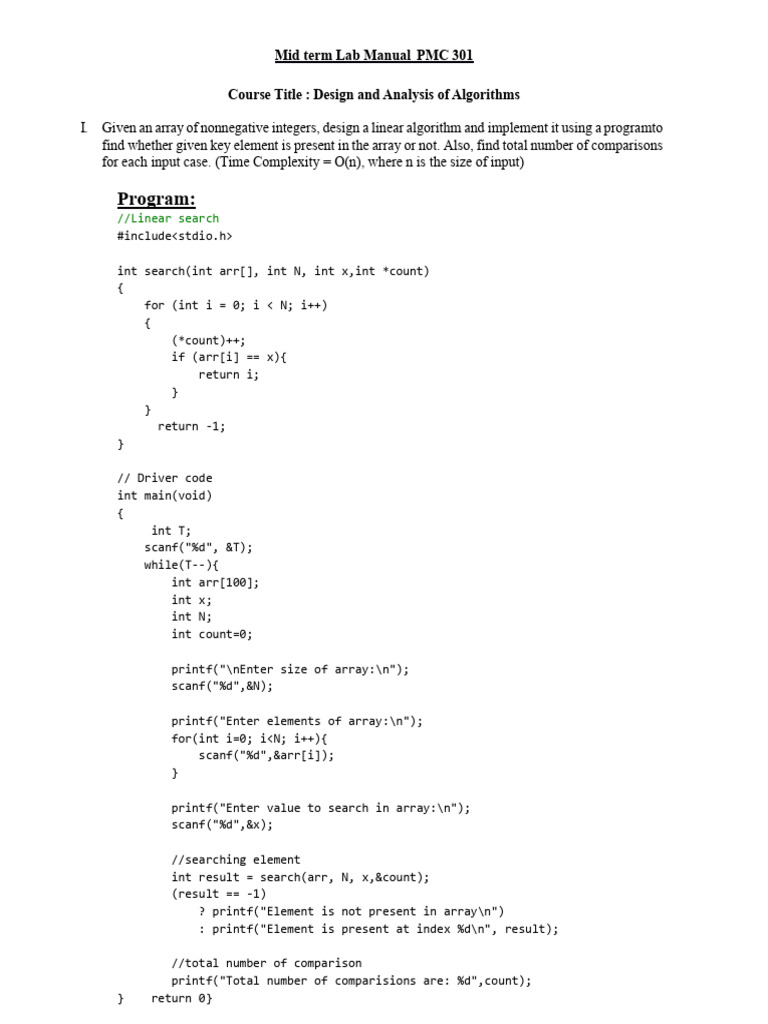 r12 | Download Free PDF | Time Complexity | Algorithms