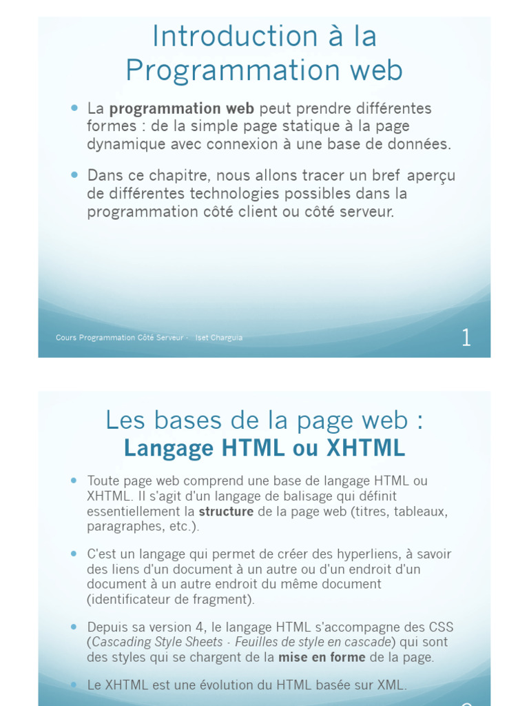 Avantages du Balisage Côté Serveur | PDF | Programmation web | PHP