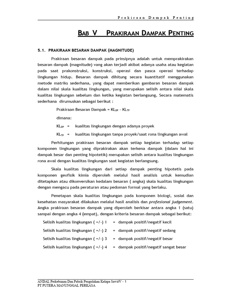 Bab. 5 - A PAM Draft | PDF | Teknologi & Rekayasa