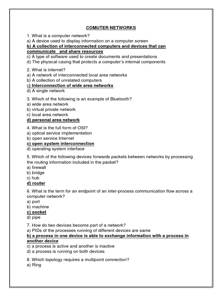 CN | PDF | Computer Network | Network Topology