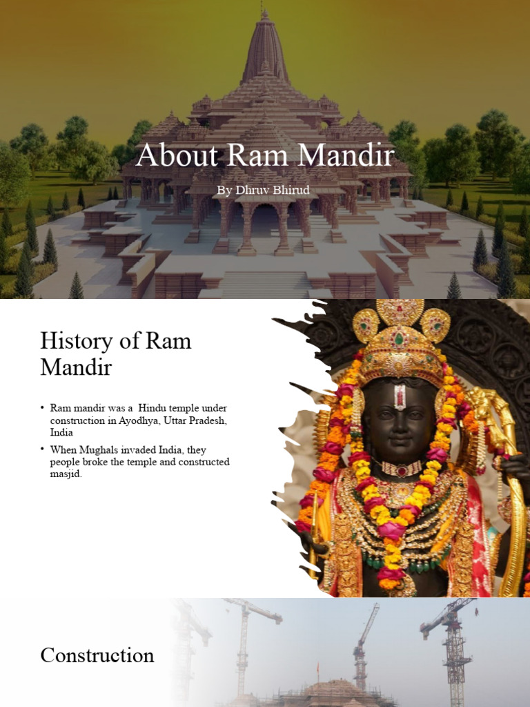 About Ram Mandir Ppt | PDF