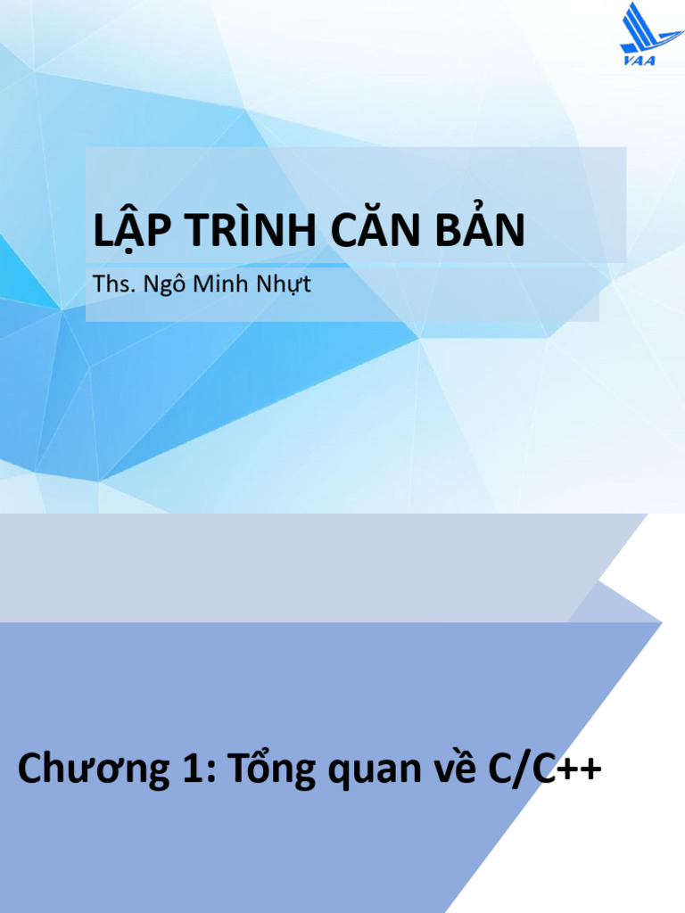 Chapter 01 Basic Coding C++ in Vietnamese | PDF