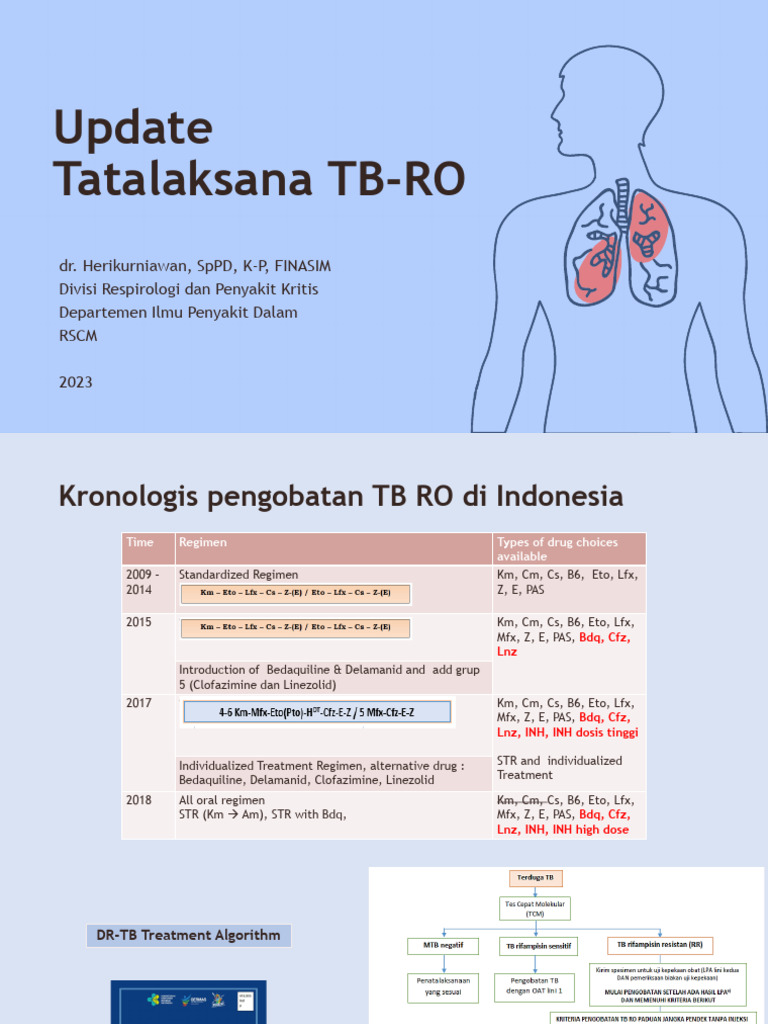 Paduan Pengobatan TB Resistan Obat | PDF