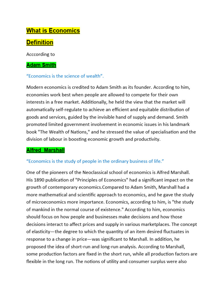 BASIC CONCEPTS OF ECONOMICS | Download Free PDF | Economic Surplus ...