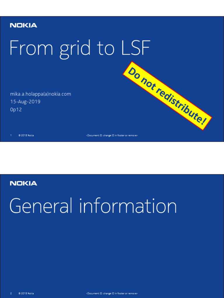LSF_guide | PDF | Scheduling (Computing) | Trademark