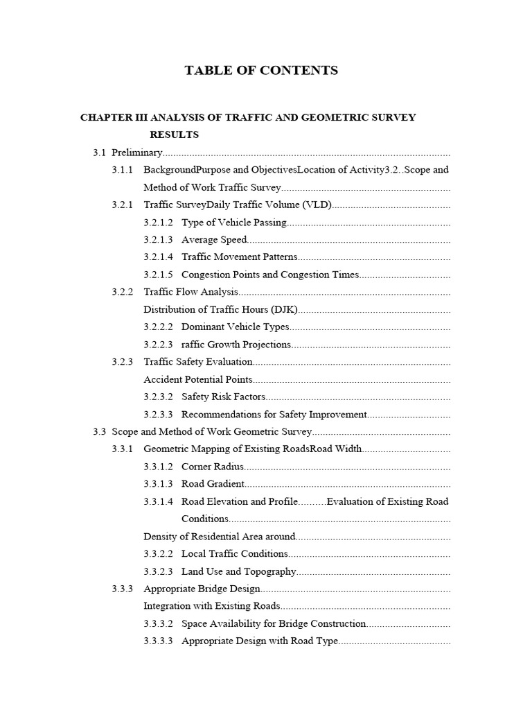 Chapter III Traffic and Geometric | PDF | Traffic | Road