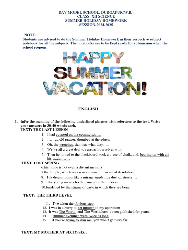 Xii Science HHW 2024-2025 | PDF | Capacitor | Anode