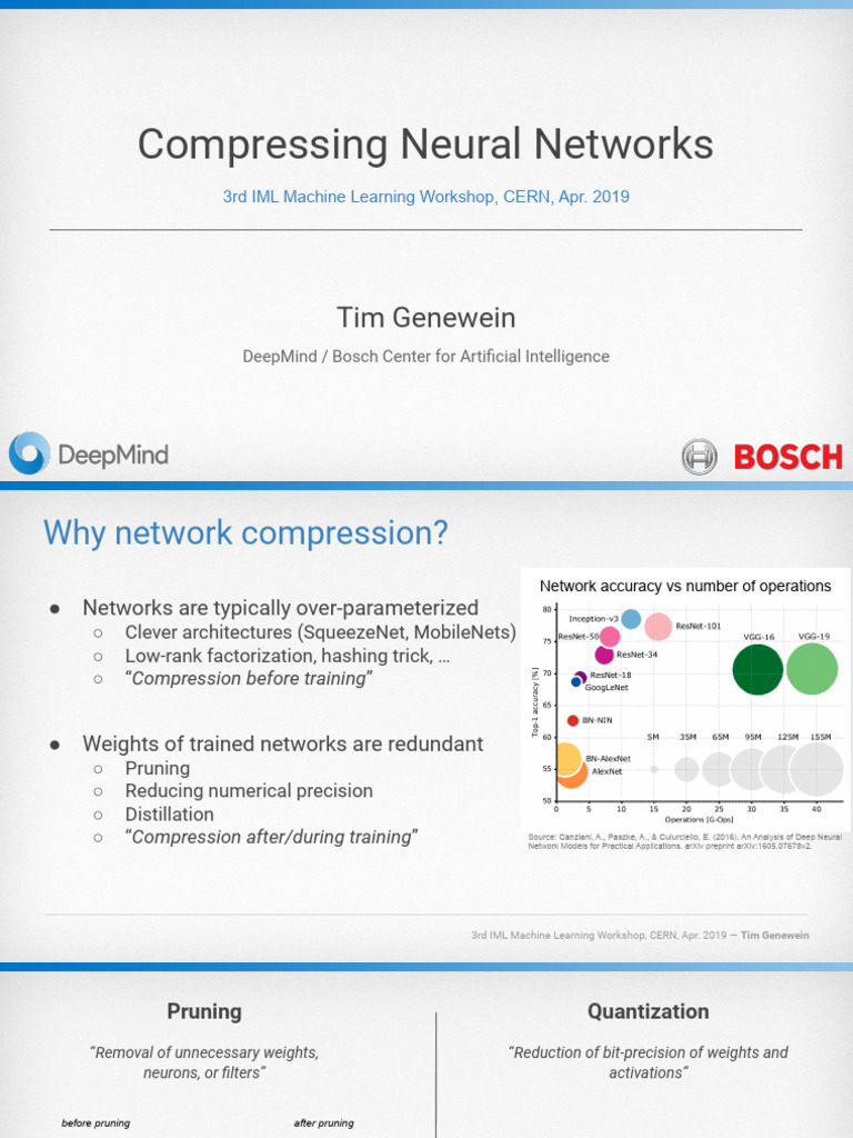 Unit 64 Compressing Neural Networks Pdf Artificial Neural Network Machine Learning 8380