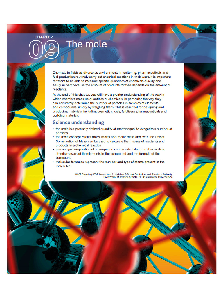 Pearson Chemistry 11 - Stoich Mol Calculations | PDF