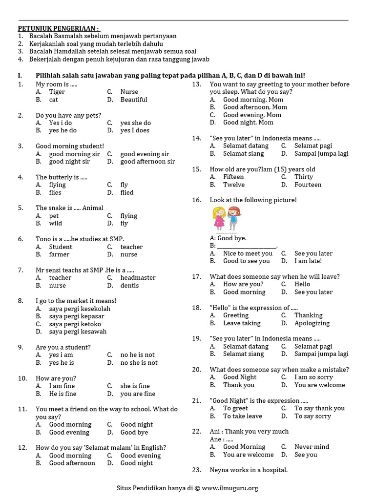 Soal Descriptive Text | PDF | Mammals | Zoology