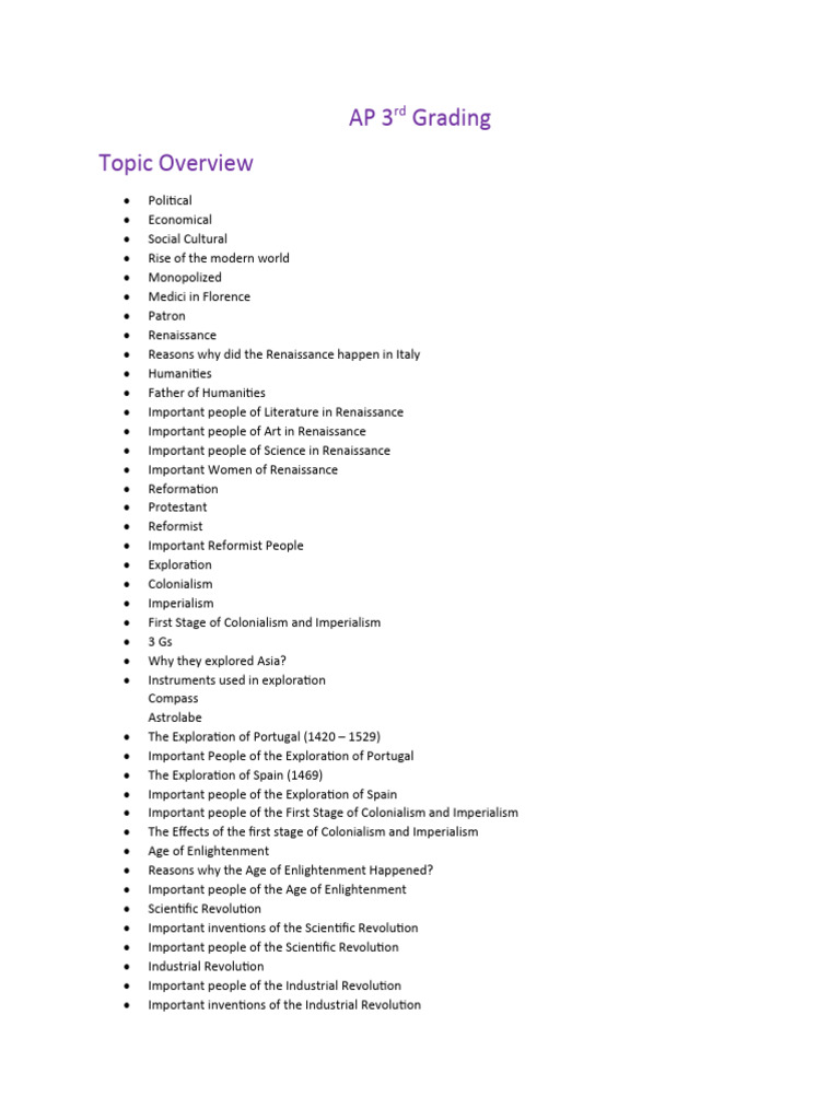 AP 3rd Grading | PDF | Nationalism | Soviet Union