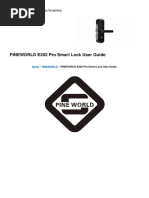 Manual of Smart Door Lock | PDF