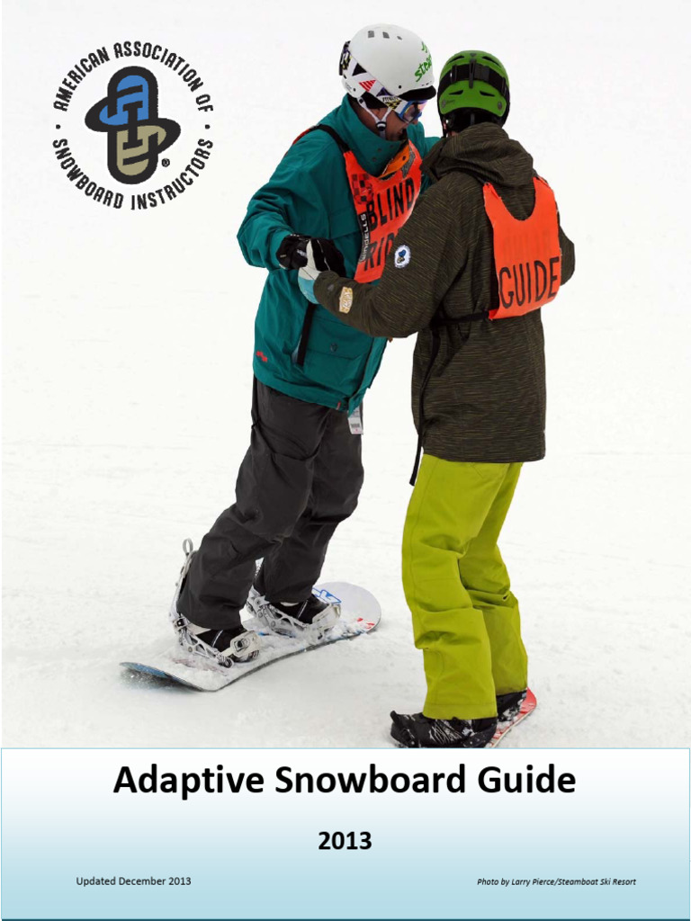 PSIA AASI AdaptiveSnowboardGuide | PDF | Anatomical Terms Of Motion | Foot