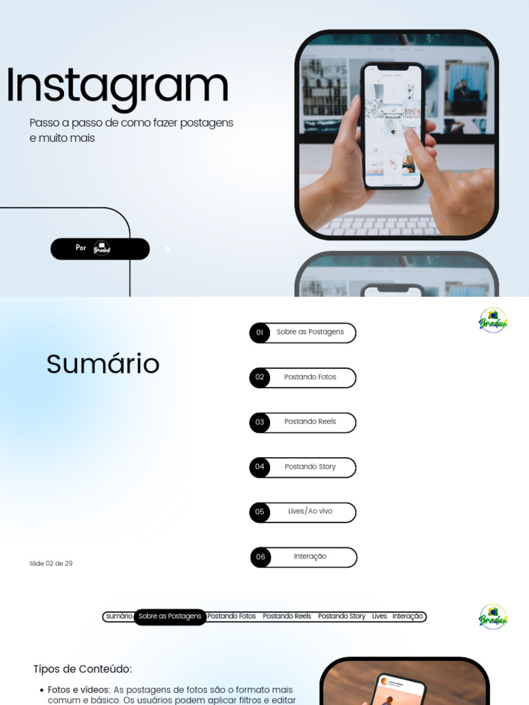Como Fazer Uma Postagem No Instagram e Muito Mais | PDF | Facebook | Hashtag