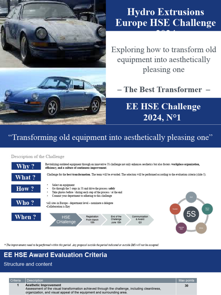 EE - Application Form HSE Challenge 2024 N°1 | Download Free PDF ...
